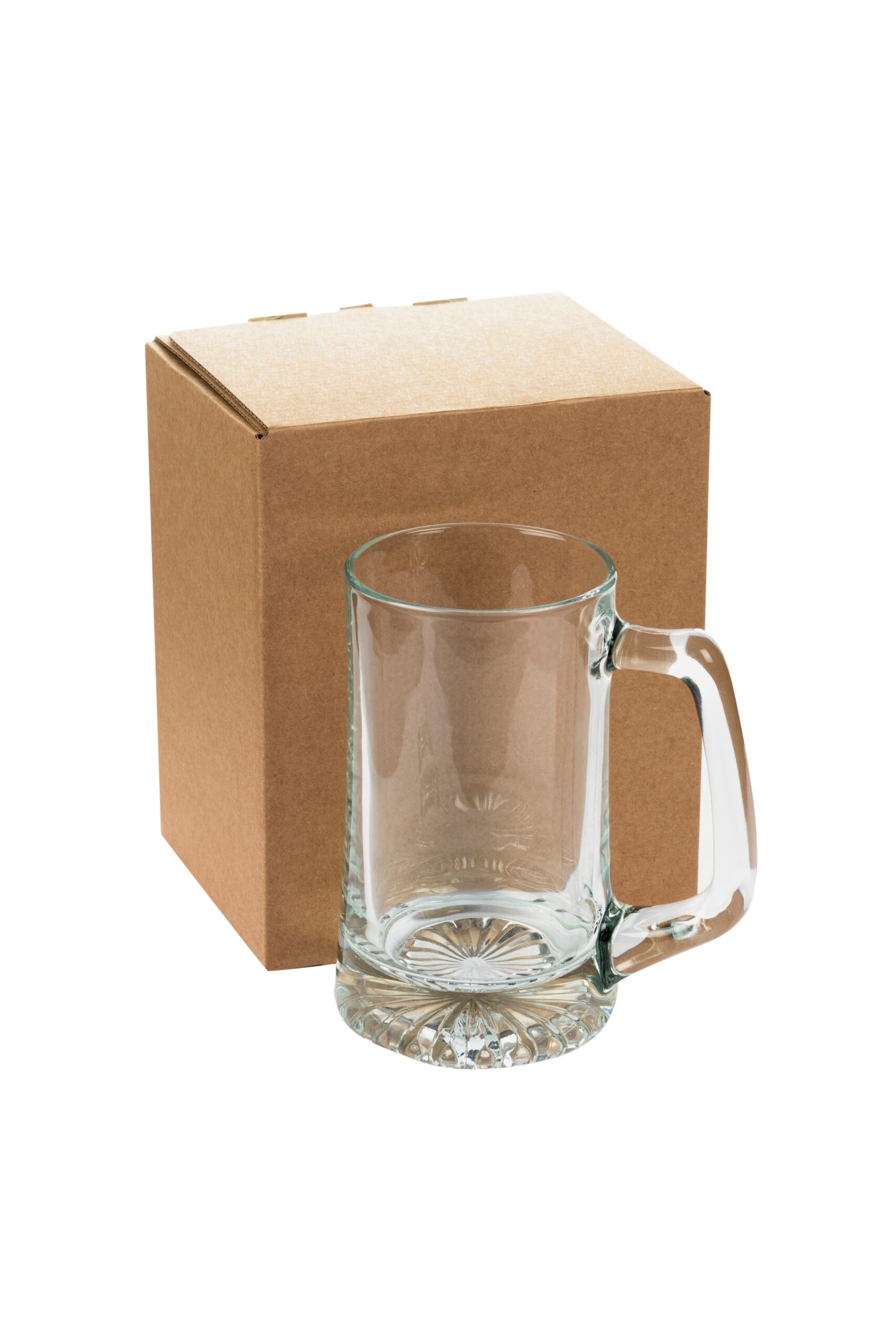 Single Tankard Glass Postal Box | Gift | Packaging for Retail