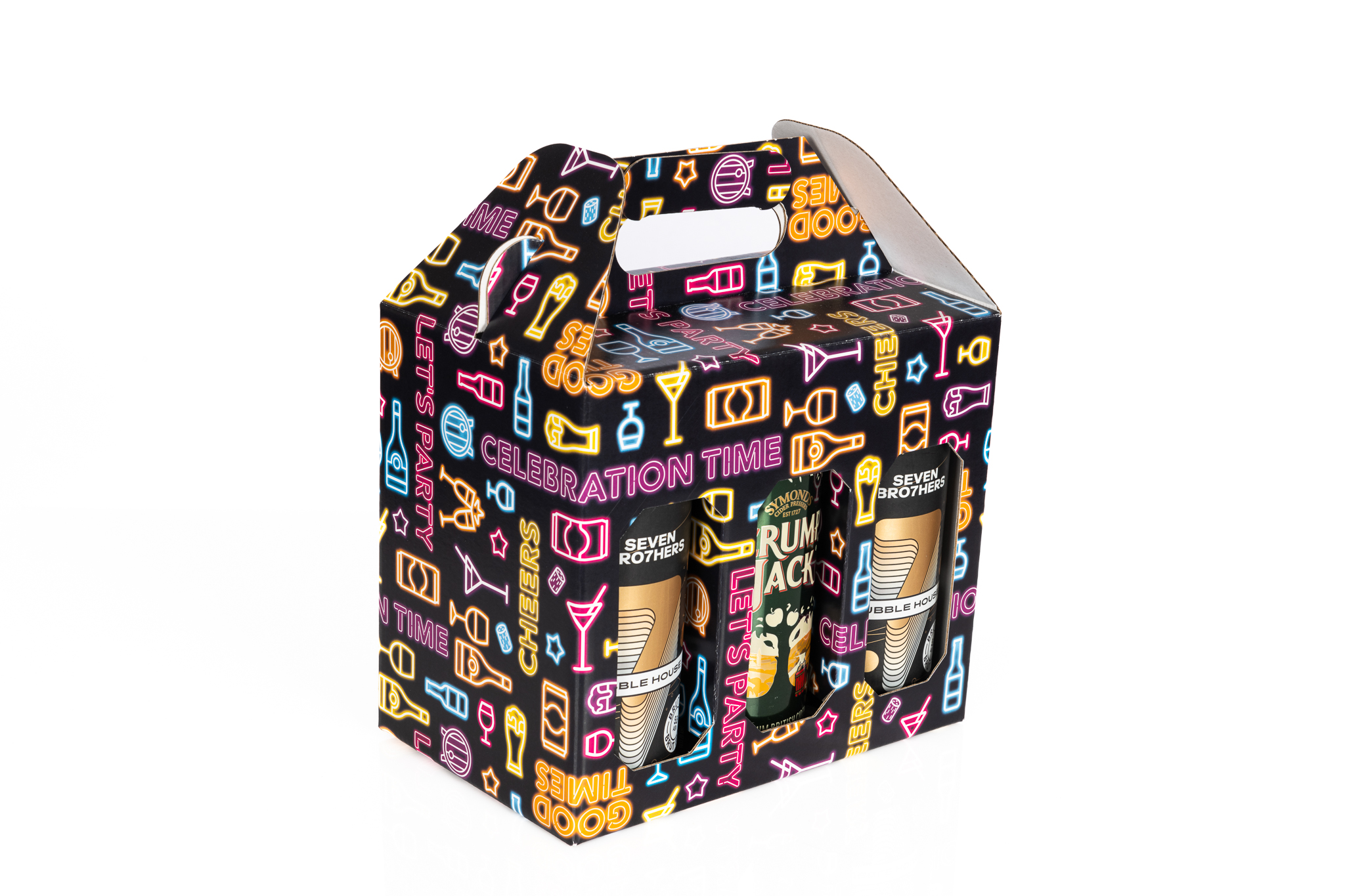 6 pack Beer / Cider Bottle Gift Box | Packaging for Retail UK